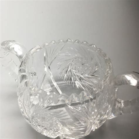 Crystal Sugar Bowl Etsy
