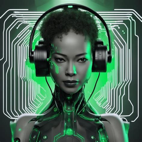 Premium Photo Landing Page Personal Virtual Ai Voice Assistant Called