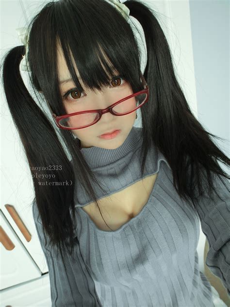萌妹子Coser摇摇乐yoyo 黑丝美少女 写真集 微图坊