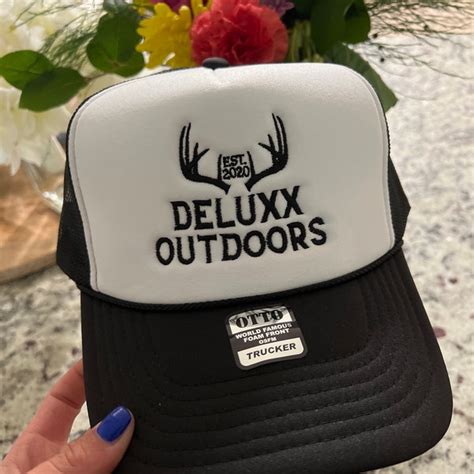 Custom Embroidered Trucker Hat Personalized Foam Cap Trendy Trucker