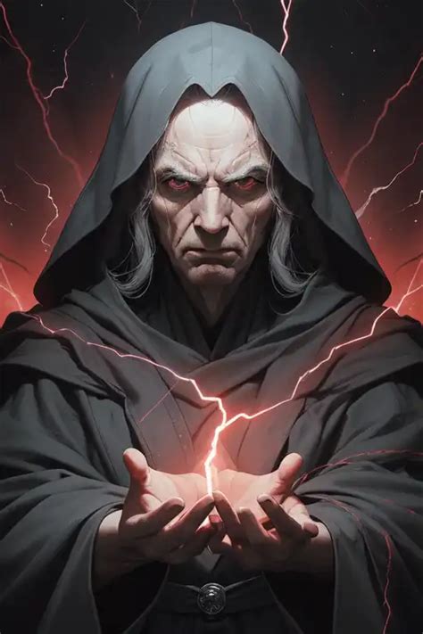 AI Art Aged Sith Sorcerer By Anonymous PixAI