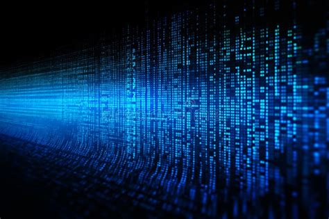 Dynamic Digital Data Stream Abstract Computer Background Stock Image Image Of Cyber