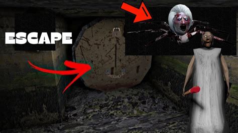 ESCAPING SPIDER GRANNY SEWER IN GRANNY CHAPTER 1 YouTube