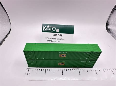 53′ Intermodal Container Emp Green N Scale Kato Usa Online Store