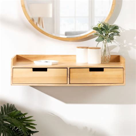 Kate And Laurel Kitt Floating Shelf Console Table Bed Bath And Beyond 32168588 Floating