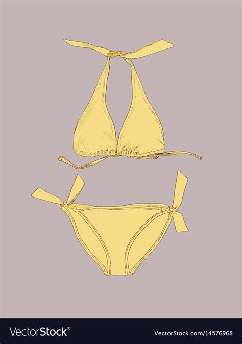 Set Of Swimwear Royalty Free Vector Image Vectorstock