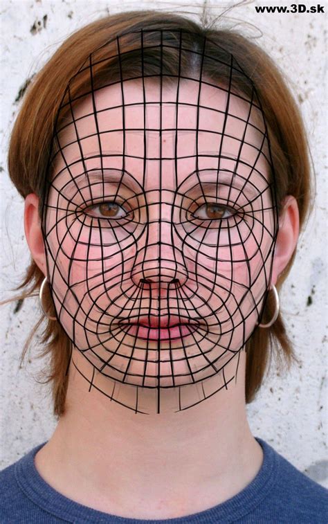 Female Face Topology Tegneteknikker Ansigter