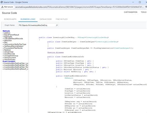 Generic Inquiry Allocation Details Community