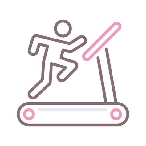 Treadmill Flaticons Lineal Color Icon