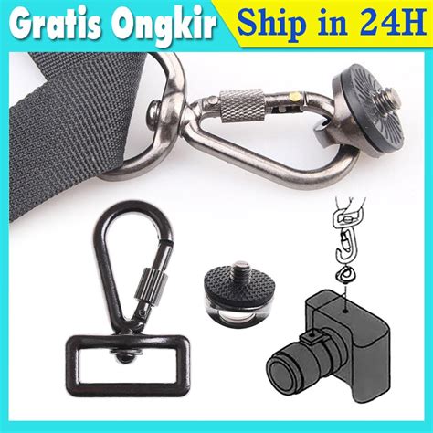 Jual 14 Inch Buckle Trigger Snap Hook Ring Carabiner Screw Lock