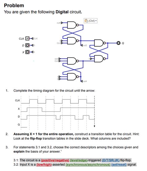 Solved Problem You Are Given The Following Digital Circuit Chegg