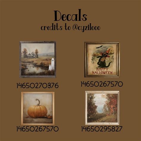 Roblox Decals Bloxburg Decals Codes Wallpaper Fall Decal Bloxburg Nbkomputer