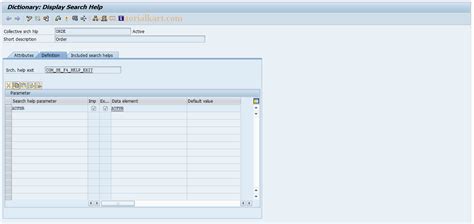 oko2 sap tcode display order matchcode ids