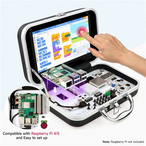 Crowpi Compact Raspberry Pi 4 3 Kit For Learning Computer Science And