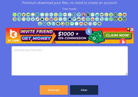 2024free Premium Link Generator 1fichier Rapidgator Keep2share Fboom