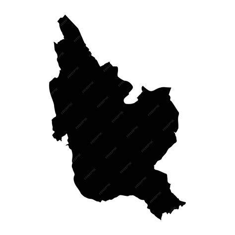 Premium Vector Islwyn Map District Of Wales Vector Illustration