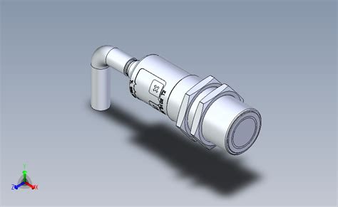 西克超声波液位计 Um302000mmparasolid模型图纸下载 懒石网