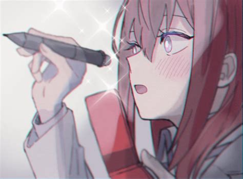 Makise Kurisu Steins Gate Drawn By Suehiroch Danbooru