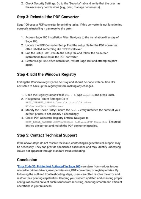 Ppt Resolve Error Code 30 In Sage 100 Powerpoint Presentation Free Download Id13241360