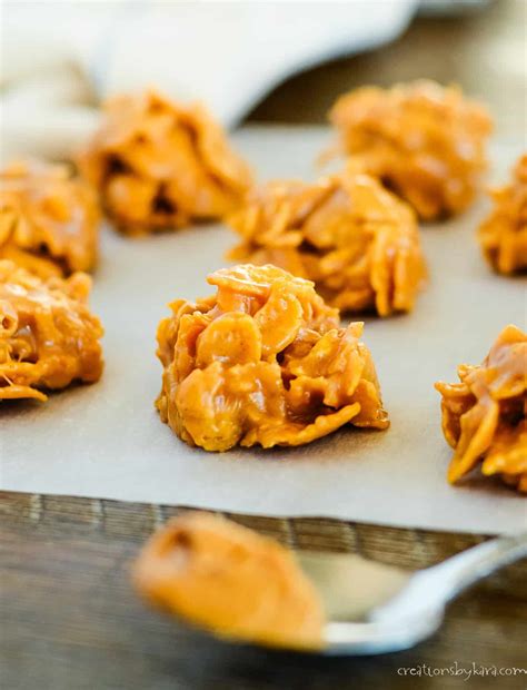 Easy Peanut Butter Cornflake Candy Recipe Creations By Kara