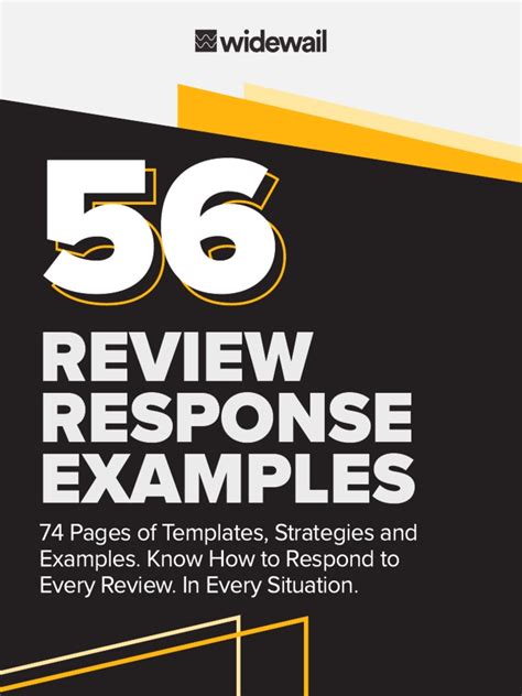 56 Review Response Examples Widewail Pdf Brand Pricing