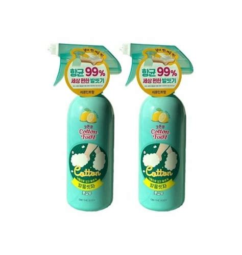 온더바디 발을 씻자 프레쉬 레몬 민트 코튼 풋샴푸 385ml X 2개 Win 티몬