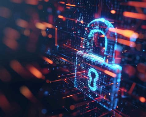 Craft A Mesmerizing Backdrop Background Featuring A Digital Padlock