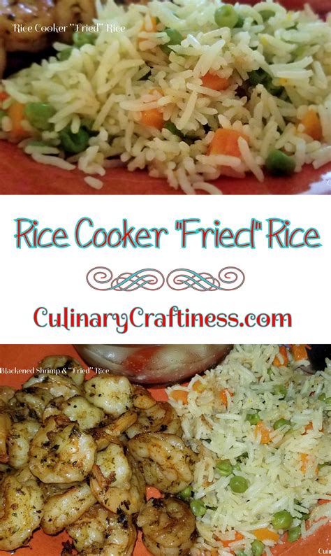 Rice Cook Fried Rice Culinary Craftiness