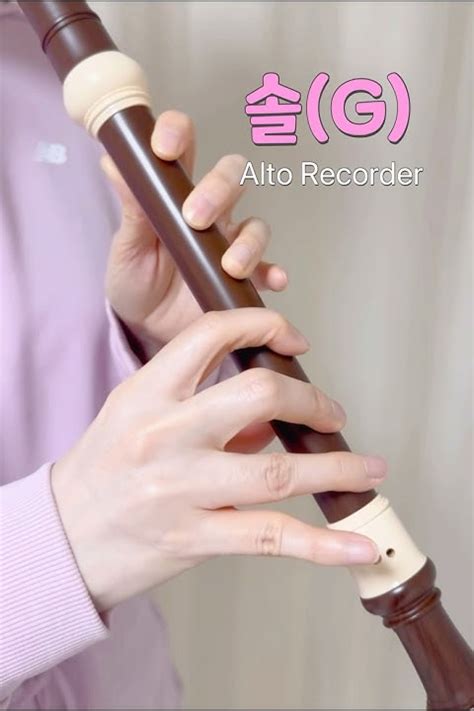 알토 리코더에 180도 돌아봐요😉♪ 솔 G 알토 리코더 운지법 알토리코더 리코더운지 Altorecorder Youtube