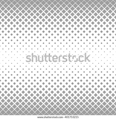 Seamless Monochrome Abstract Square Pattern Design Stock Vector