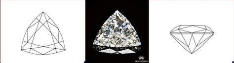 Trillion Cut Diamond Size Chart