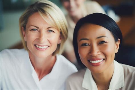 Premium Photo Happy Employees In A Diversity Oriented Business