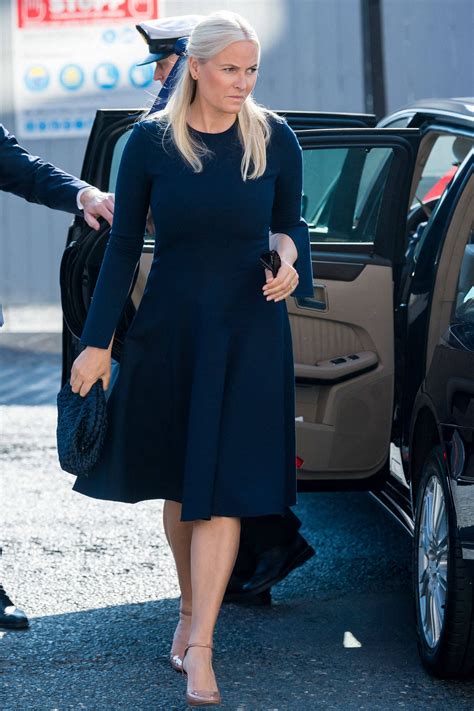 The Crown Prince And Crown Princess Of Norway Attend Memorial Service