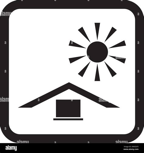Fragile Flat Icon With Crack And Black Frame Isolated On White