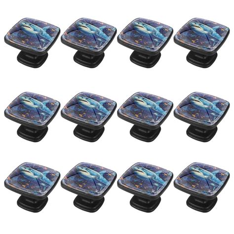 12 Cabinet Knobs Drawer Knobs Kitchen Knobs Square Cabinet Knobs Starry
