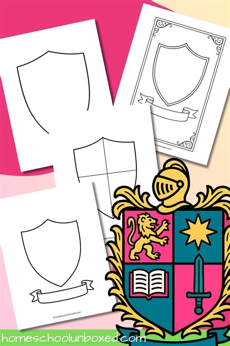 Printable Coat Of Arms Templates Free Pdf