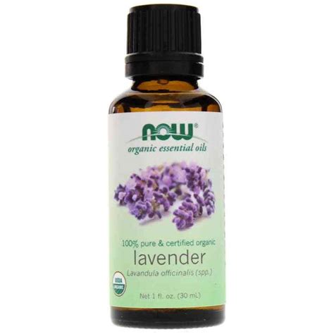 Lavender Organic Essential Oil Now Foods Natural Healthy Concepts
