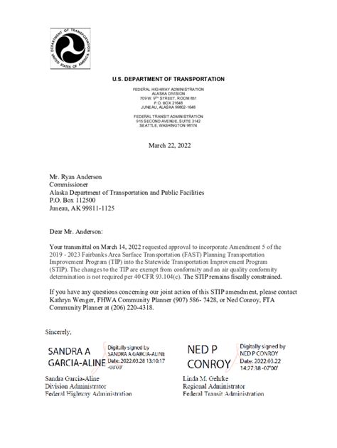 Fillable Online Dot Alaska Dot Alaska Gov Stwdplng CipU S DEPARTMENT OF TRANSPORTATION Alaska