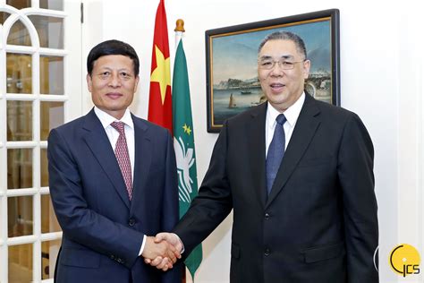 行政長官崔世安與中國社會科學院院長謝伏瞻會面 澳門特別行政區政府入口網站