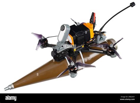 Military Fpv Drone With Anti Tank Rpg Warhead Lowcost Loitering