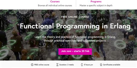 University Of Kent Online Course Functional Programming In Erlang
