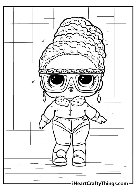 80 Lol Surprise Dolls Coloring Pages Free Printables