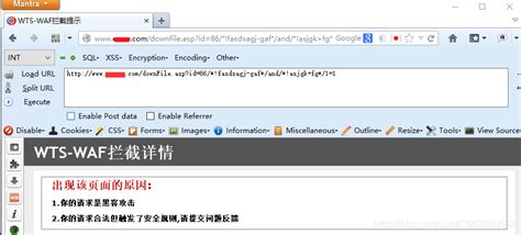 sql注入实战 记一次绕过wts waf拦截注入 wts拦截 csdn博客