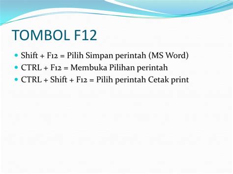 Fungsi Dari F1 Sampai F12 Pada Keyboard Ppt