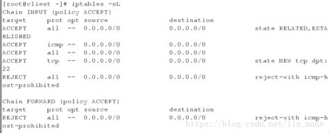 Iptables服务iptables Rejectip后iptables服务消失 Csdn博客