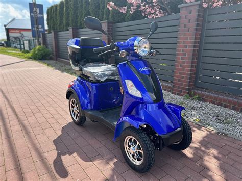 Skuter Elektryczny Sarini Sole L 1000w 2024 Kolor Niebieski Salon 2 Kółka