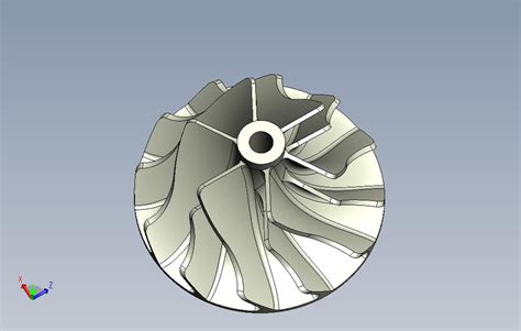 涡轮12 Solidworks 2012 模型图纸免费下载 懒石网
