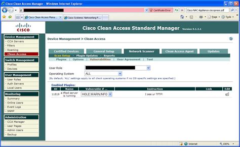 Nac Appliance And Nessus Scanning Cisco Community