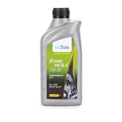 Масло трансмиссионное GT Hypoid Synt SAE 75W 90 API GL 5 1 л