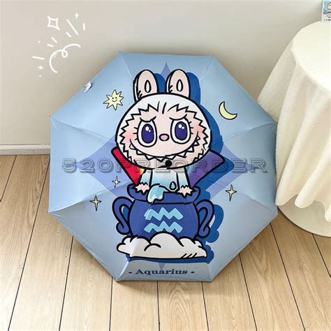 พร้อมส่ง ร่ม Labubu ลาบูบู้ ร่มอัตโนมัติ ร่มกันuv Upf50 Shopee Thailand